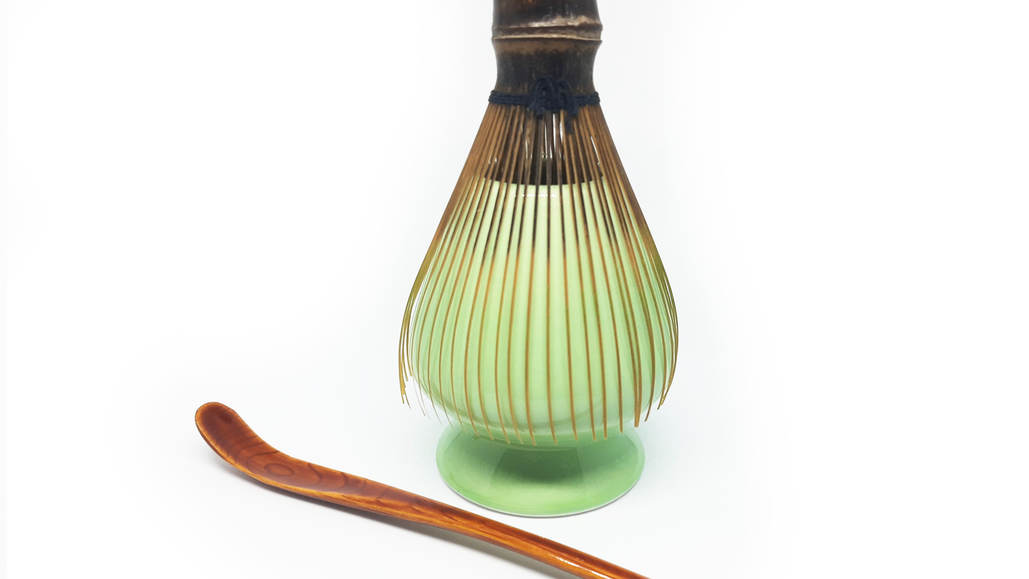 Kurochiku Shin Chasen und Shunkei-nuri Chashaku | Japantee